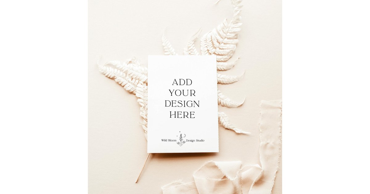 5x7" Invitation Cards Custom Print | Zazzle