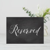 5x7 Reserved Seating / Table Wedding Sign Invitation | Zazzle
