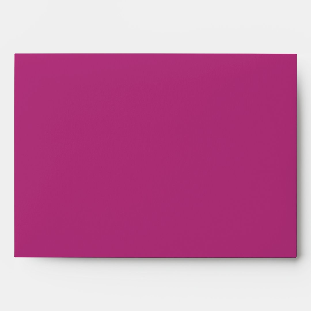 5x7 Safari Purple Outside Pink Inside Envelope | Zazzle
