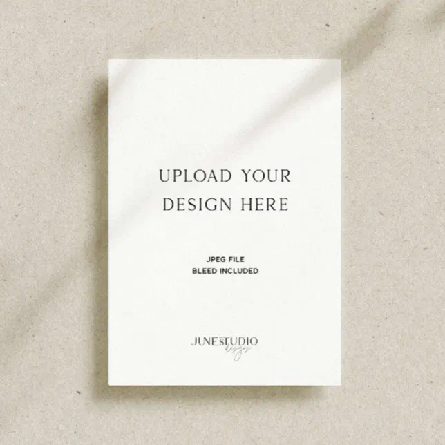 5x7" Single Sided Card Printing | Zazzle