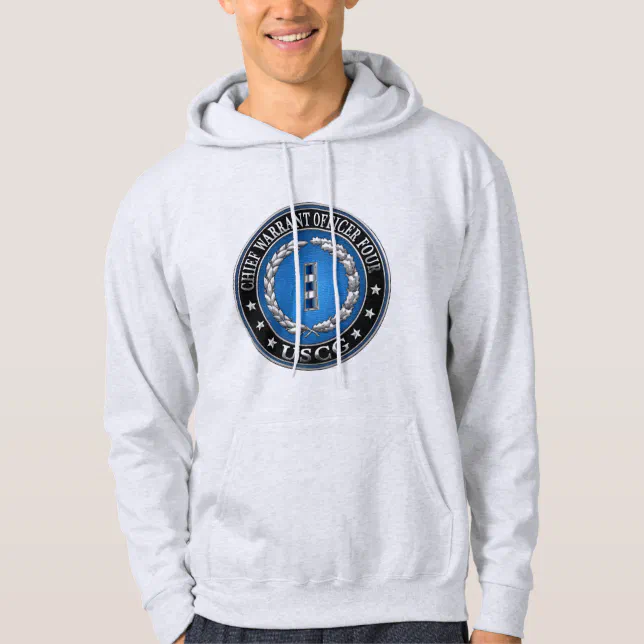 [600] CG: Chief Warrant Officer 4 (CWO4) Hoodie | Zazzle