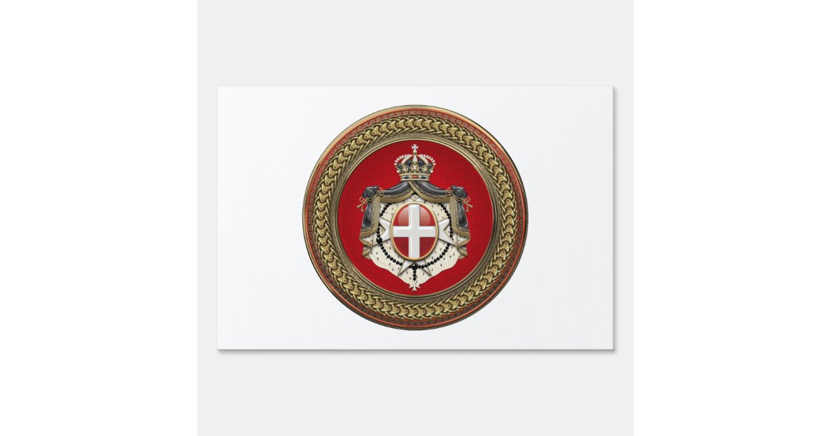 [600] Order of Malta - SMOM Coat of Arms Sign | Zazzle
