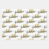 60 and Fabulous 60th Birthday Gift Wrapping Paper Sheets | Zazzle