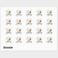 60 and Sassy | Typography 60th Birthday Classic Round Sticker | Zazzle