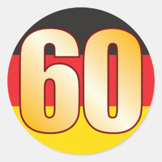 Number 60 Stickers | Zazzle