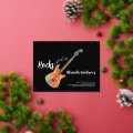 60 Rocks 60th Birthday Party Black Gold Foil Invitation Postcard | Zazzle