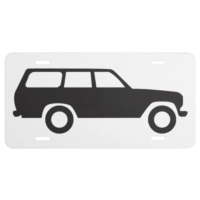 60 Series Toyota Land Cruiser License Plate | Zazzle