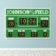60" x 40" Personalized Football Scoreboard Canvas Print | Zazzle