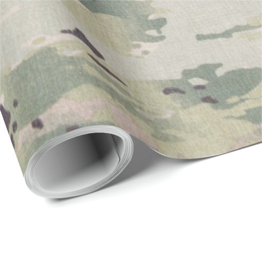 60lb Wrapping Paper Roll Army OCP Camo Uniform Cam | Zazzle