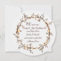 60th Anniversary Party Glowing Autumn Berry Wreath Invitation | Zazzle