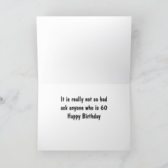 "60th" BASEBALL HUMOR AND A BIT OF BIRTHDAY HUMOR Card | Zazzle