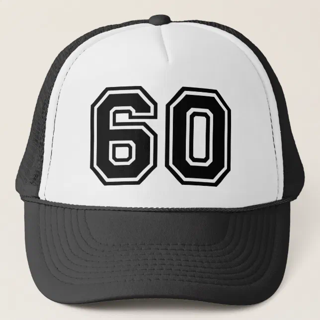 60th Birthday Classic Trucker Hat | Zazzle