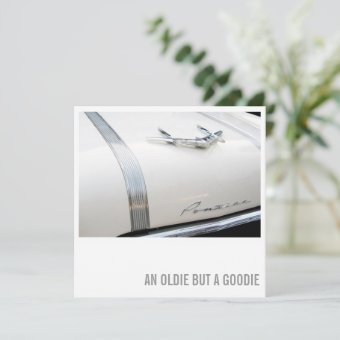 60th Birthday Invitation - Car Lover Oldie Goodie | Zazzle