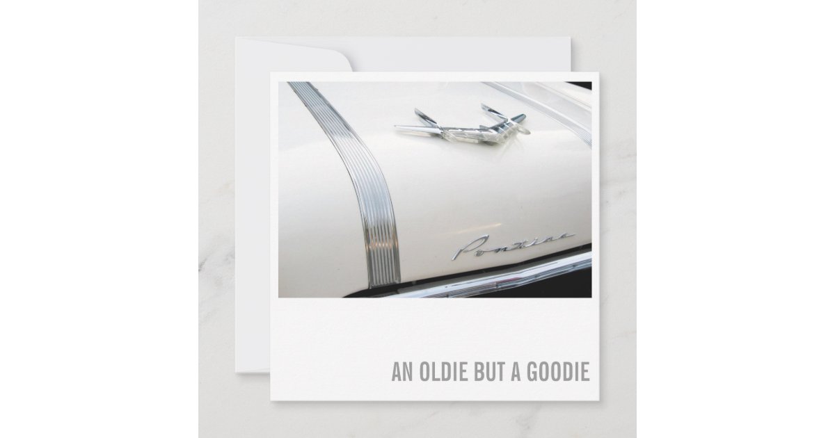 60th Birthday Invitation - Car Lover Oldie Goodie | Zazzle