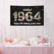 60th Birthday Photo Collage Established 1964 Banner | Zazzle