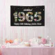 60th Birthday Photo Collage Established 1965 Banner | Zazzle