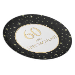60th Birthday Plate | Zazzle