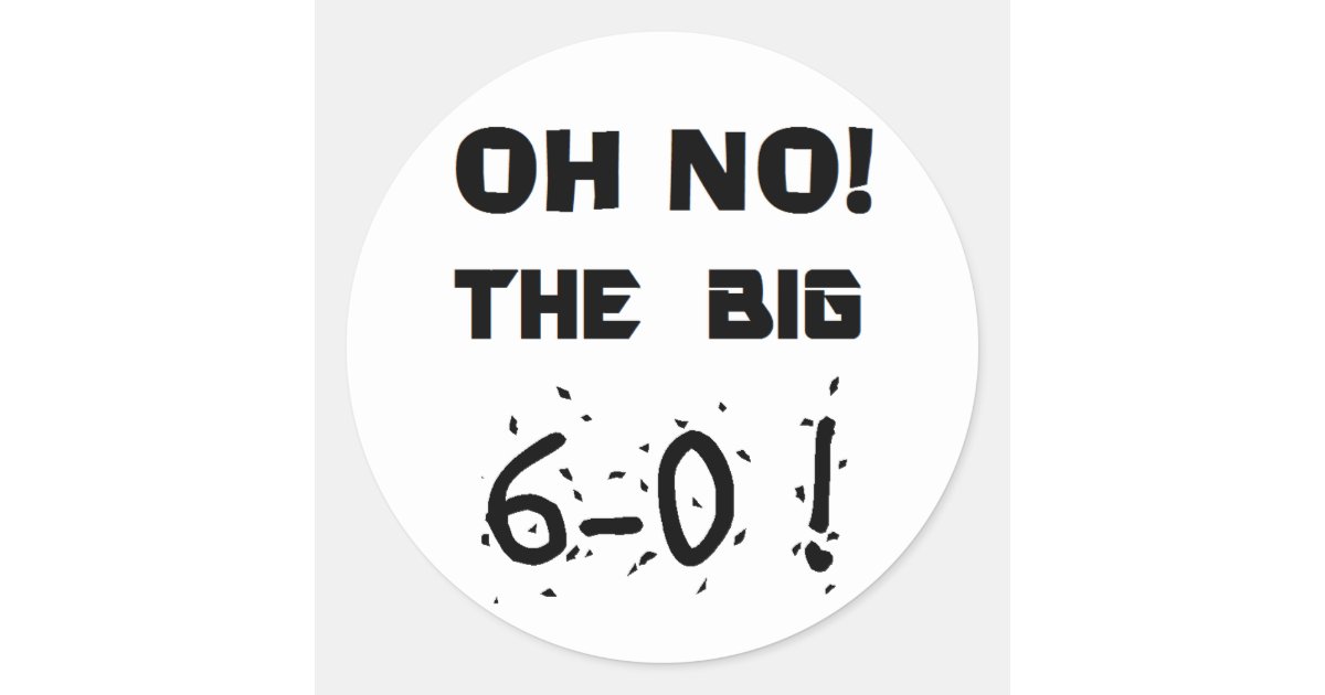 "60th Birthday" Stickers | Zazzle