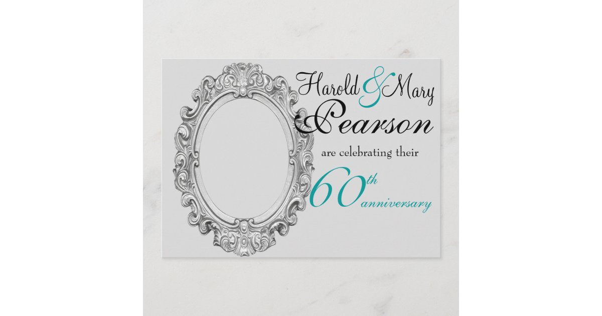 60th wedding anniversary invitation | Zazzle.com
