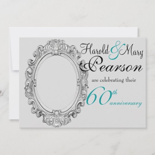 60th wedding anniversary invitation | Zazzle.com