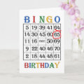 65th Birthday Bingo card | Zazzle