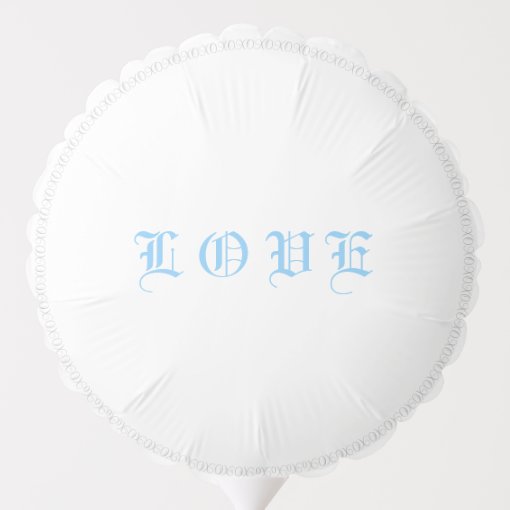 65th Wedding Anniversary Sky Blue Balloon | Zazzle