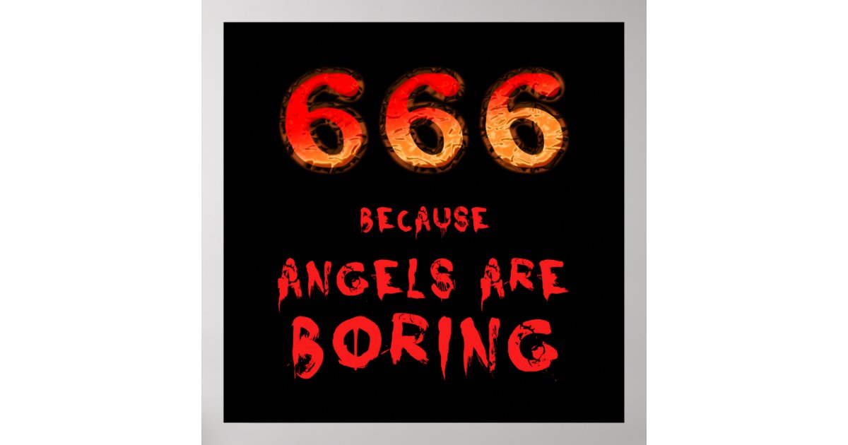666 POSTER | Zazzle