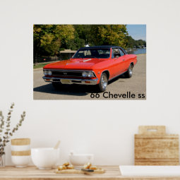 66 Chevelle ss Poster | Zazzle
