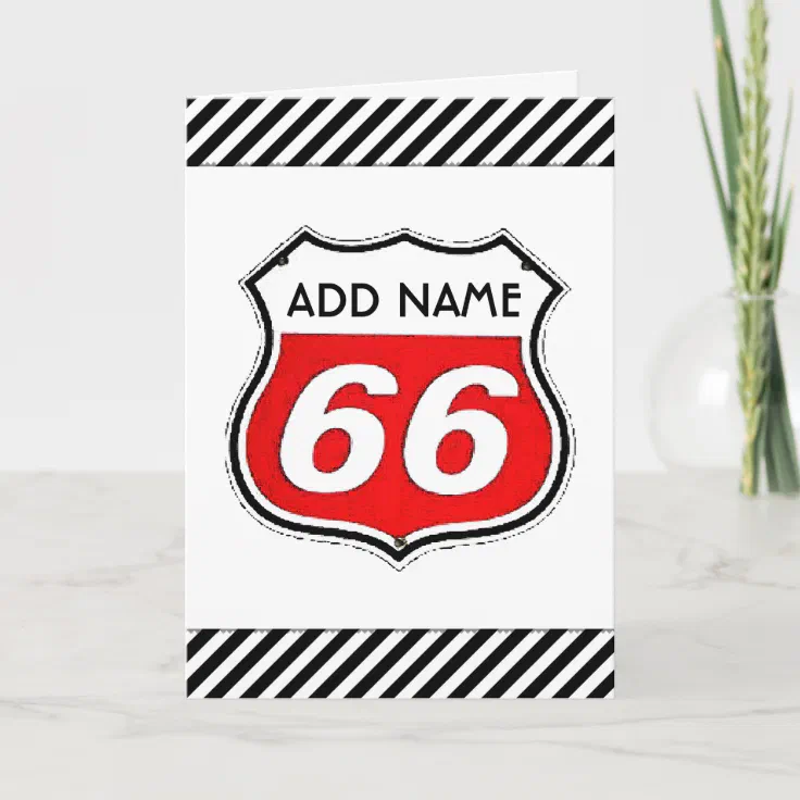 66th Birthday Card | Zazzle