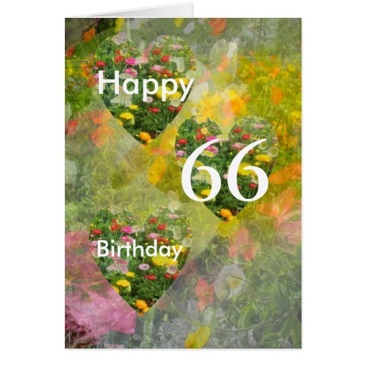66th Birthday Cards | Zazzle