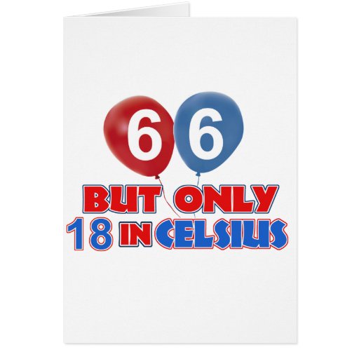 66th year old birthday designs cards | Zazzle