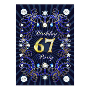 67th Birthday Invitations | Zazzle