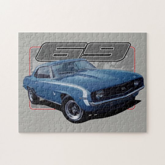 69 Muscle Car Splash Jigsaw Puzzle | Zazzle.com