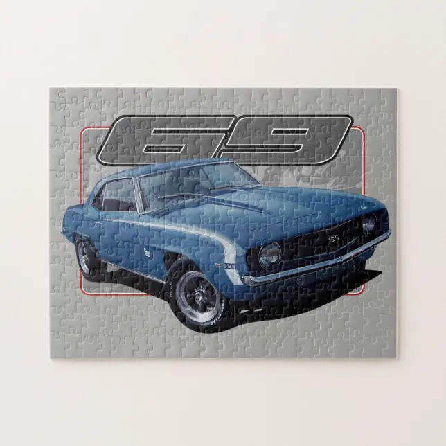 69 Muscle Car Splash Jigsaw Puzzle | Zazzle