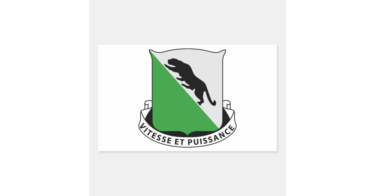 69th Armored Regiment Rectangular Sticker | Zazzle