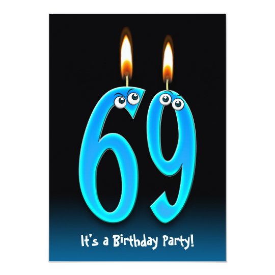 69th Birthday Party Invite | Zazzle.com