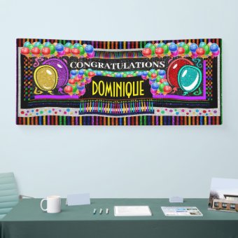 6 Foot Congratulations Banner | Zazzle
