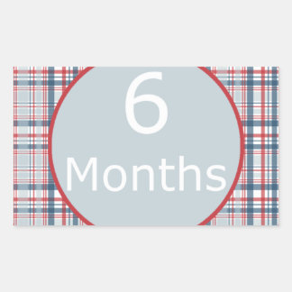 6 Months Stickers | Zazzle