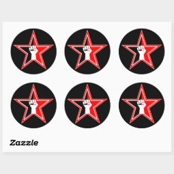 6 Pack Anarcho-syndicalist Revolutionary Stickers | Zazzle