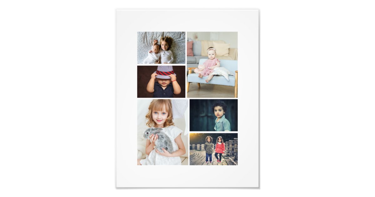 6 Photo Collage Personalized | Zazzle