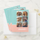 6 Photo Collage with color blocks and name Pocket Folder | Zazzle