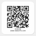 6 QR CODE TEXT STICKERS - USE FREE GENERATOR HERE | Zazzle