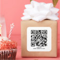 6 QR CODE TEXT STICKERS - USE FREE GENERATOR HERE | Zazzle