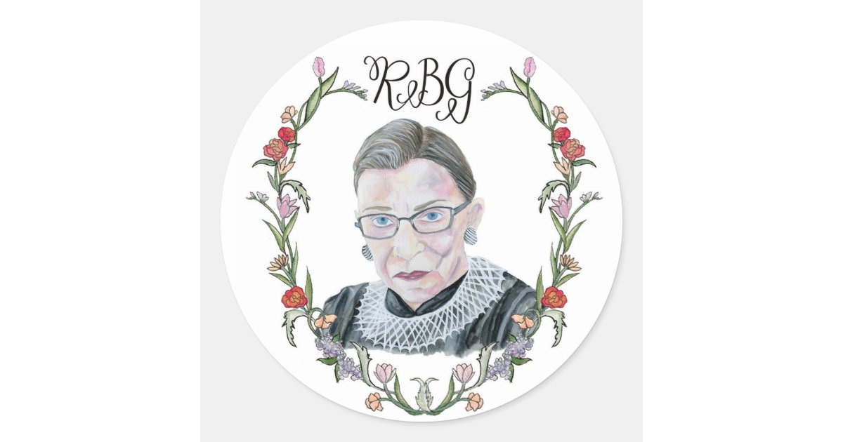 6 RBG Stickers | Zazzle