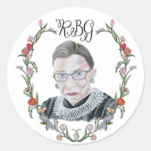 6 RBG Stickers | Zazzle
