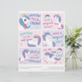 6 Unicorn Kids Classroom Valentines Day Cards | Zazzle