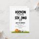 6th Boy's Kickin it Up Birthday Party Invitation | Zazzle