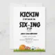 6th Boy's Kickin it Up Birthday Party Invitation | Zazzle