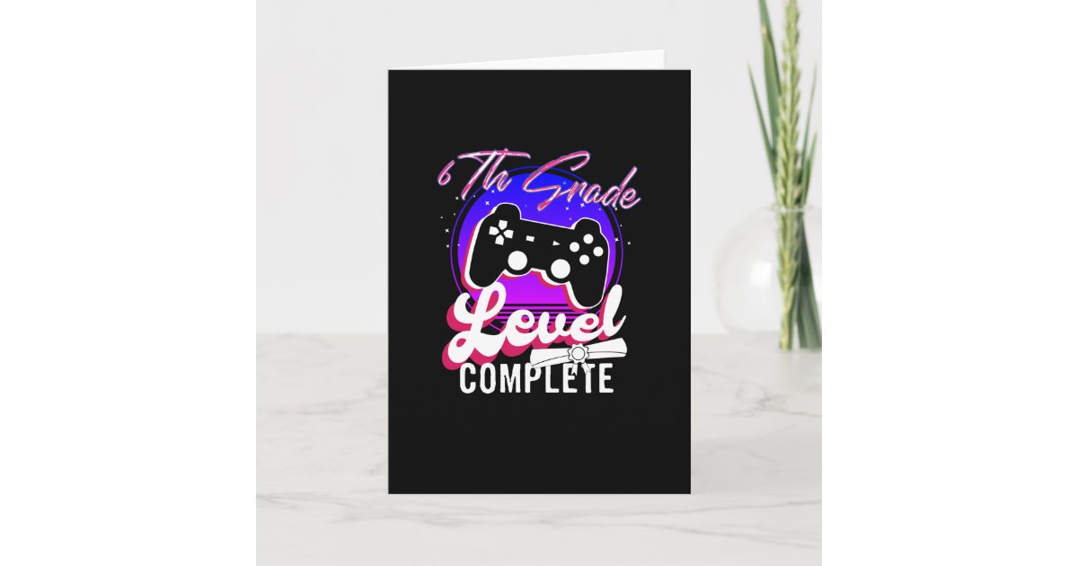 6th Grade Graduation Gamer Graduation Card | Zazzle