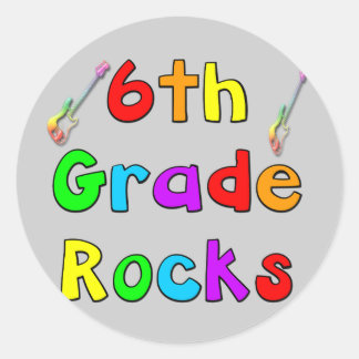 6th Grade Stickers | Zazzle